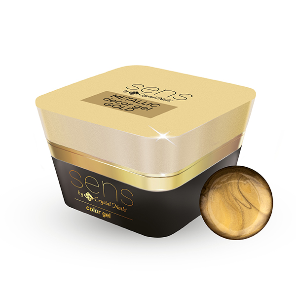 SENS METALLIC Decor Gel - Gold 5ml, metallic decor gel, gold, arany ...